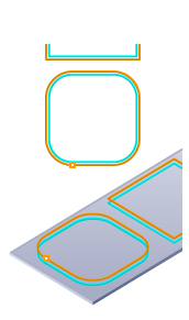 MILL Module > Creating 2½ Axis Operations > Knife Cutting